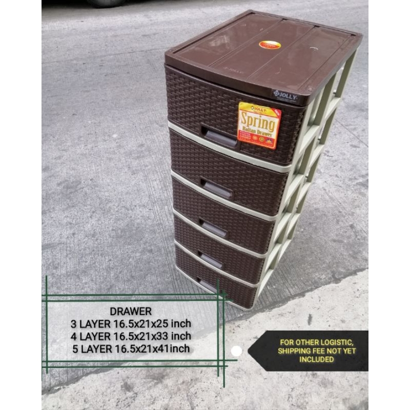 Rattan drawer 5 layer jolly spring durabox (for other logistic, sf not ...
