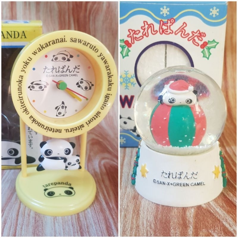San-X Tarepanda Pendelum Clock Snow Globe Japan | Shopee Philippines