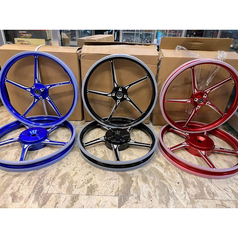 ENKEI MAGS 1.4 both size 17’ FOR HONDA CLICK125/150, PCX150 | Shopee ...