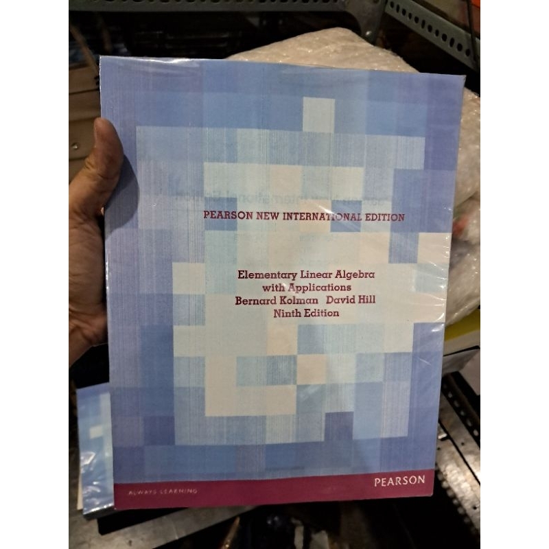 Elementary Linear Algebra with Applications 9th Edition Bernard Kolman ...