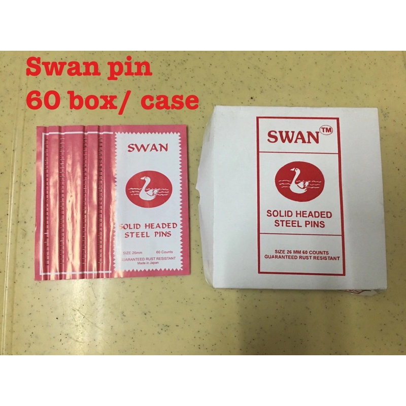 SWAN Steel Pins Per Box | Shopee Philippines
