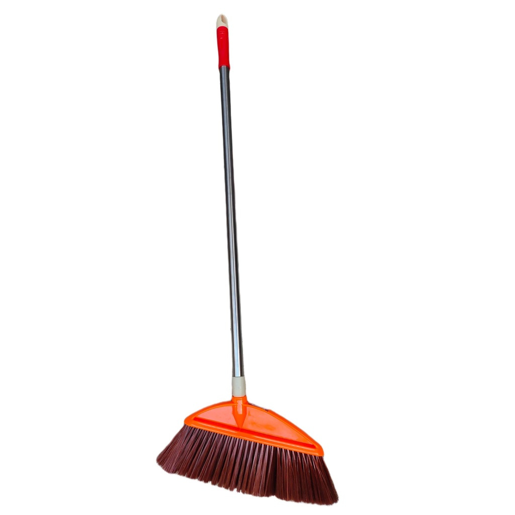 #502 STAINLESS HANDLE PLASTIC BROOM (RANDOM COLOR) | Shopee Philippines