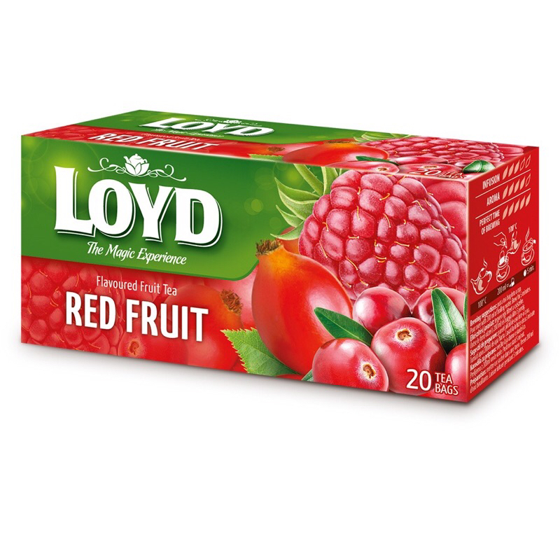 Loyd Red Fruit Tea 20 teabags | Shopee Philippines