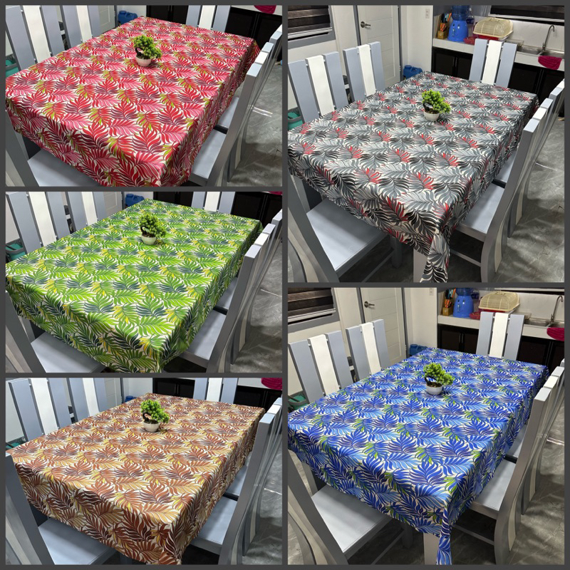 Tropical Vibe Table Cloth Geena Fabric 4 Seater 6 Seater 8 Seater ...