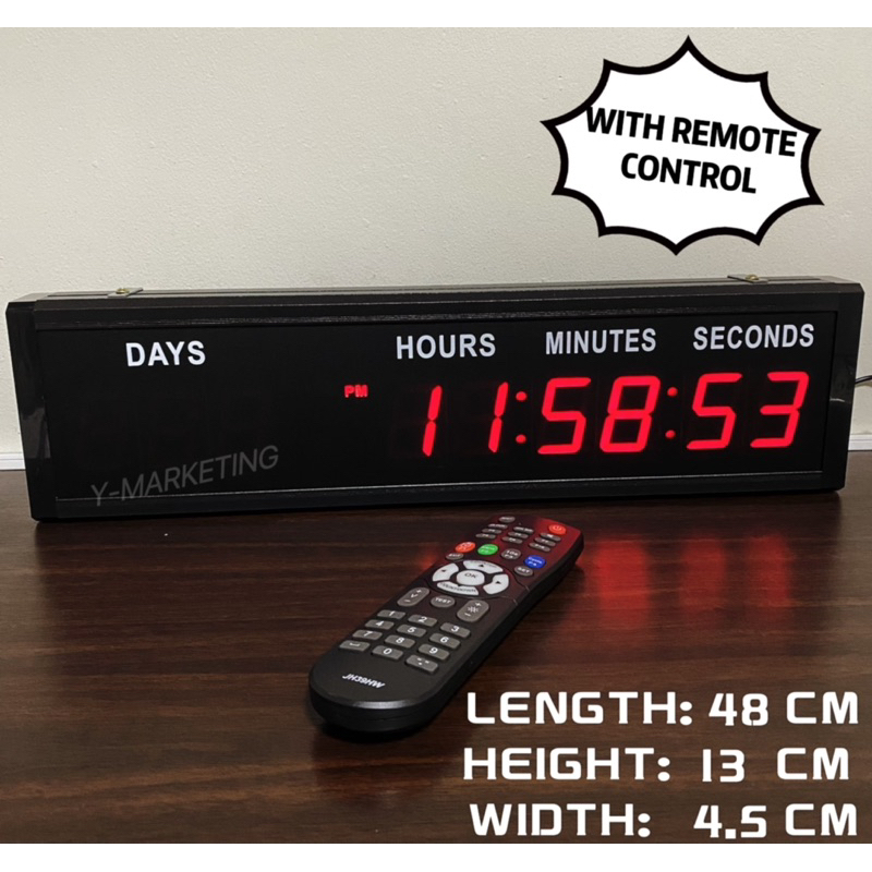 (JH39) Digital Clock With TIMER And COUNTDOWN can Count (999Days ...