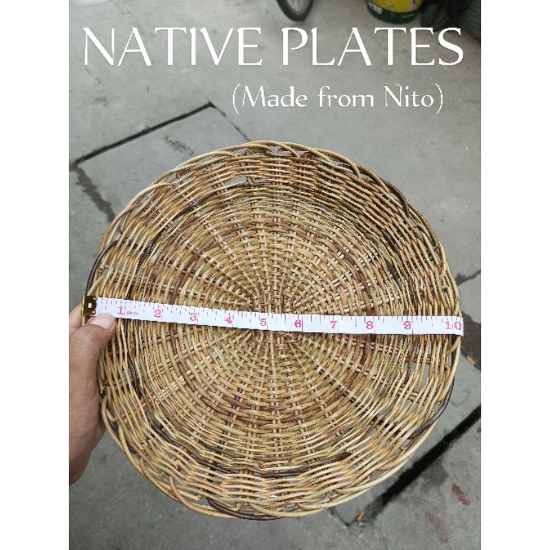 NATIVE PLATES (Nito) FOR ANY OCCASIONS | Shopee Philippines