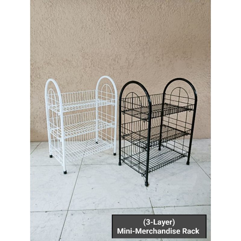(3-Layer) Mini Merchandise Rack Kitchen Racks Grocery Racks Organizer ...