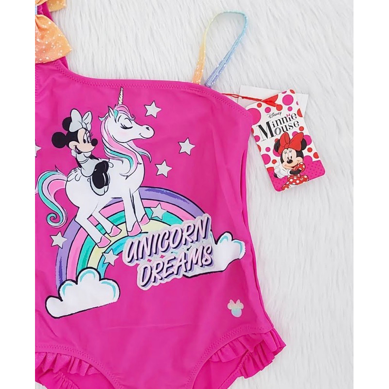 Brandnew Disney Minnie Mouse Kid’s One Piece Swimsuit Swimwear | Shopee ...