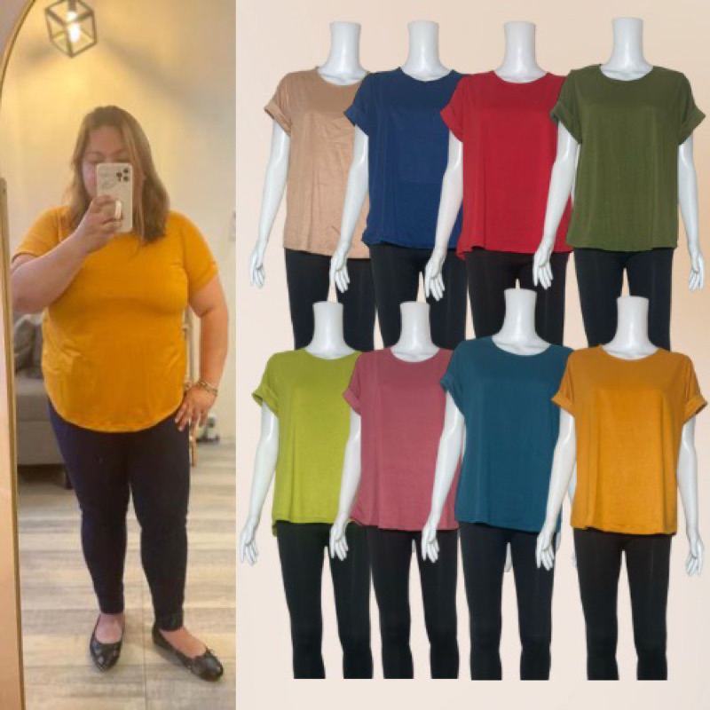 BLUSA Sabrina Basic Blouse Plus Size Daily Wear For Women Big Size ...