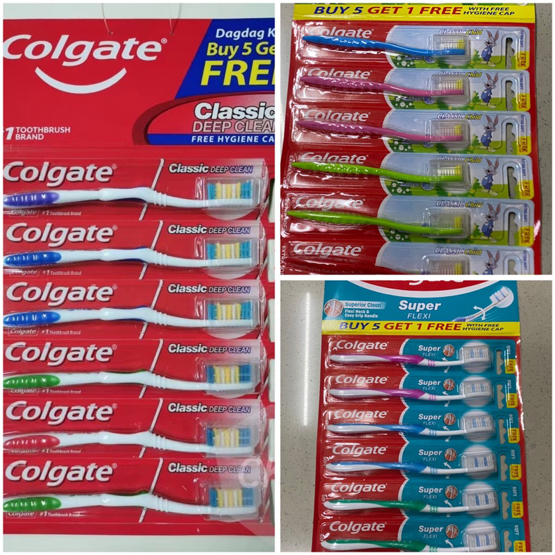 1pcs Colgate Classic Deep Clean ,Toothbrush (Medium),ramdor color best ...