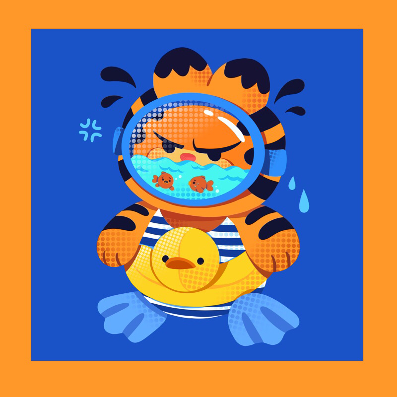 Anushbanush - Garfield - Angry Boi - Garfied the Cat Fanart Print ...