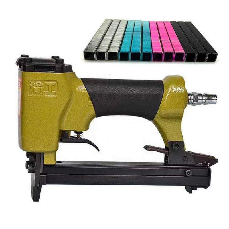 1010F WireStaple Nails Guns Framing Air Nailer Wood Box Automatic Hand ...