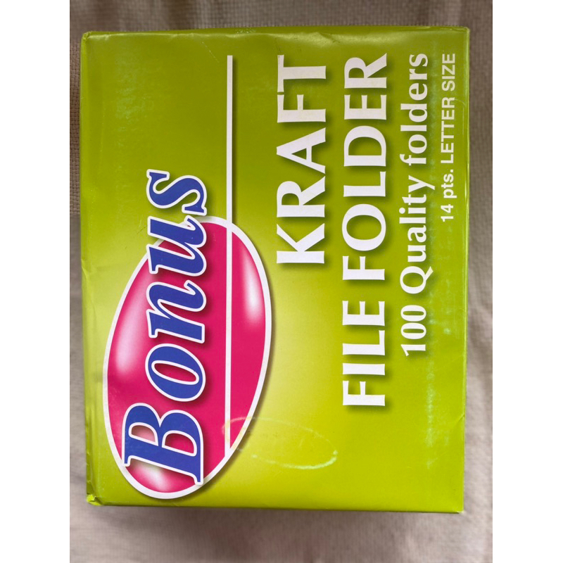 Bonus Kraft File Folder | Shopee Philippines