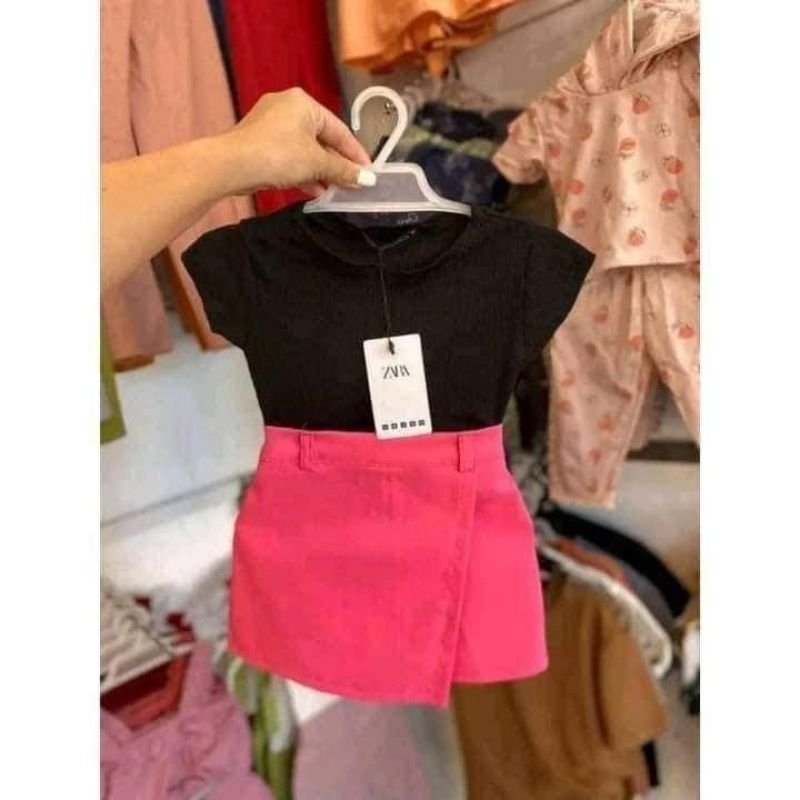 Skort and Top for kids 1-6.yo | Shopee Philippines