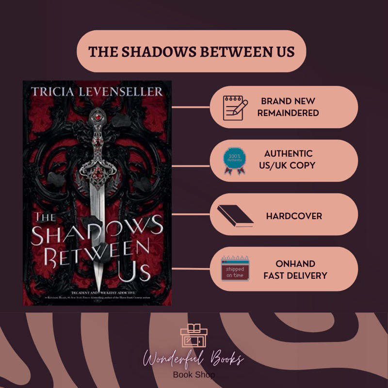 The Shadows Between Us by Tricia Levenseller (Hardcover) | Shopee ...