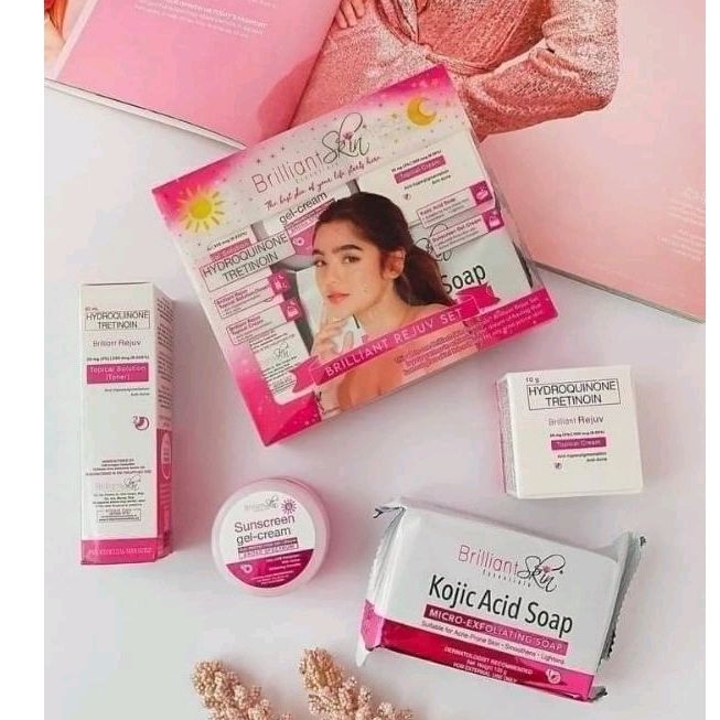 Authentic Brilliant Rejuvenating Set Facial set With Hydroquinone ...