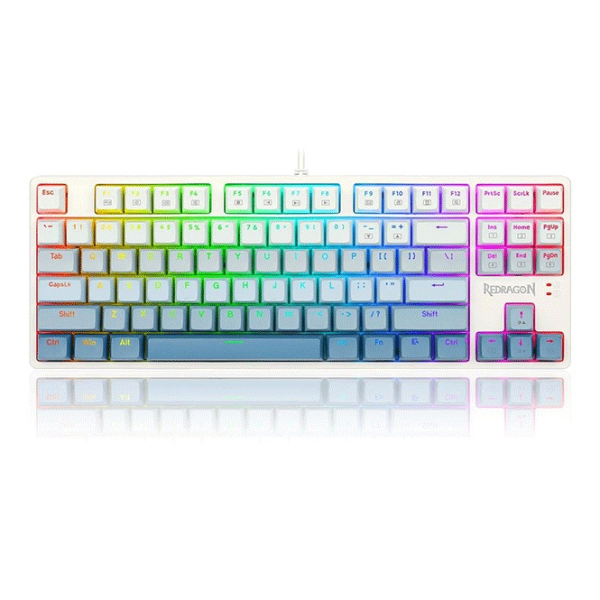 REDRAGON K645W-GB-RGB CASS RGB Mechanical Gaming Keyboard 87 Keys (Blue ...