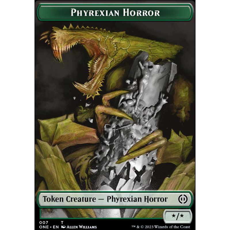 Phyrexian Horror (token) - ONE Common - MTG Cards | Shopee Philippines