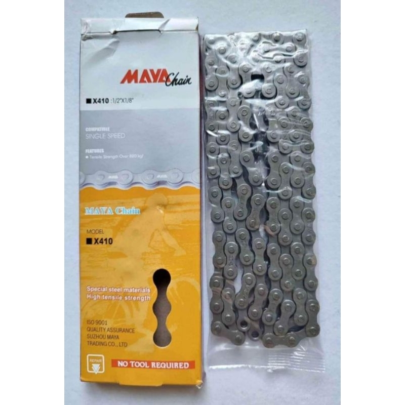 Maya chain single speed X410 chain mtb,roadbike and Bmx chain 114links ...
