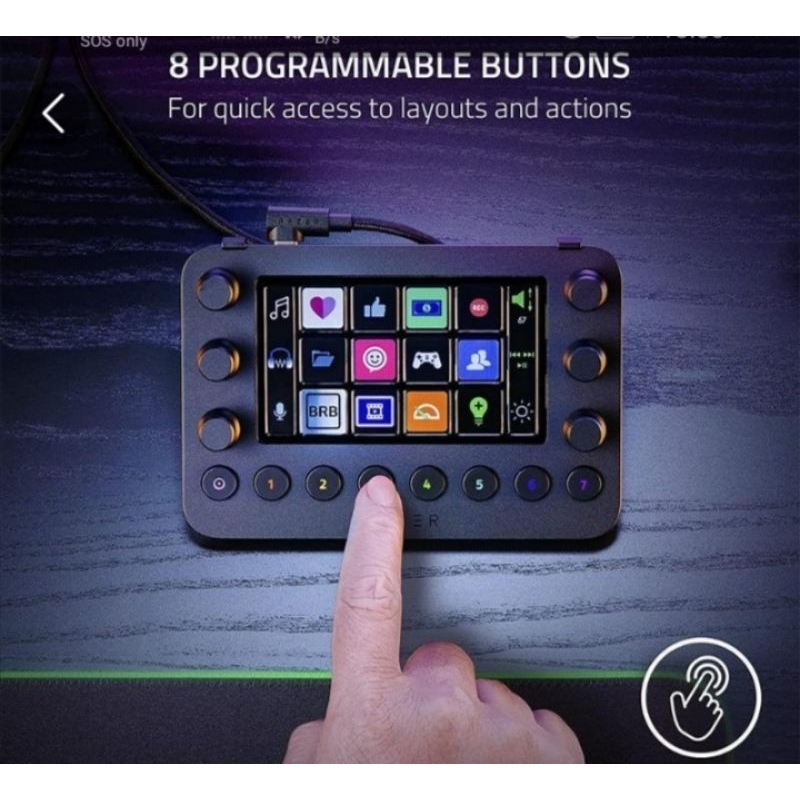 Razer Stream Controller-Fully Customizable RGB Interface for streaming ...
