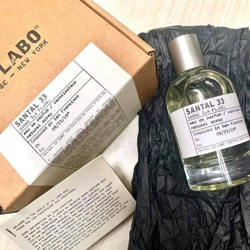 Santal 33 Le labo Authentic In our Lab Edp 100 ml | Shopee Philippines