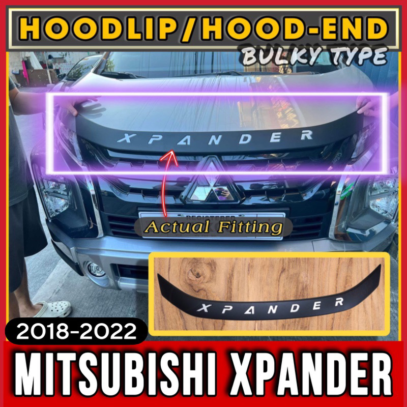 MITSUBISHI XPANDER 2018-2022 HOODLIP/HOOD-END ORNAMENT | Shopee Philippines