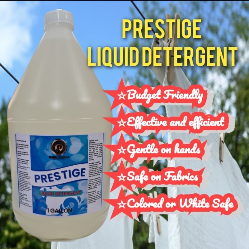 Prestige Liquid Detergent 1 Gallon and 1 Liter | Shopee Philippines