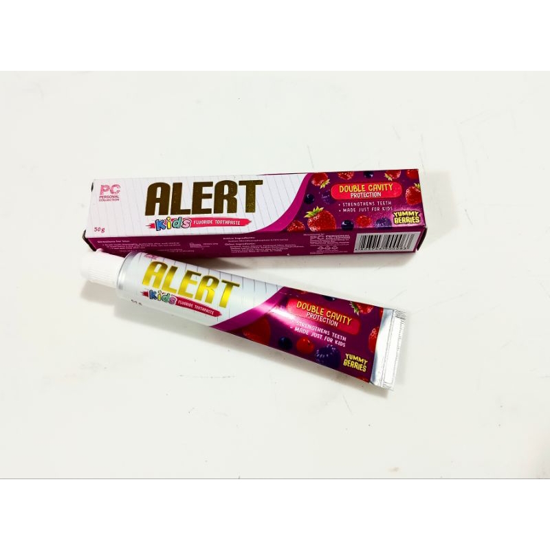 Personal Collection, Alert Flouride toothpaste for kids, 50g | Shopee ...
