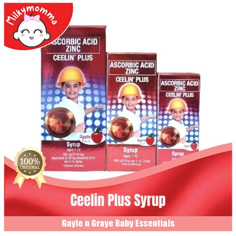 Ceelin Plus Syrup (choose variation) | Shopee Philippines