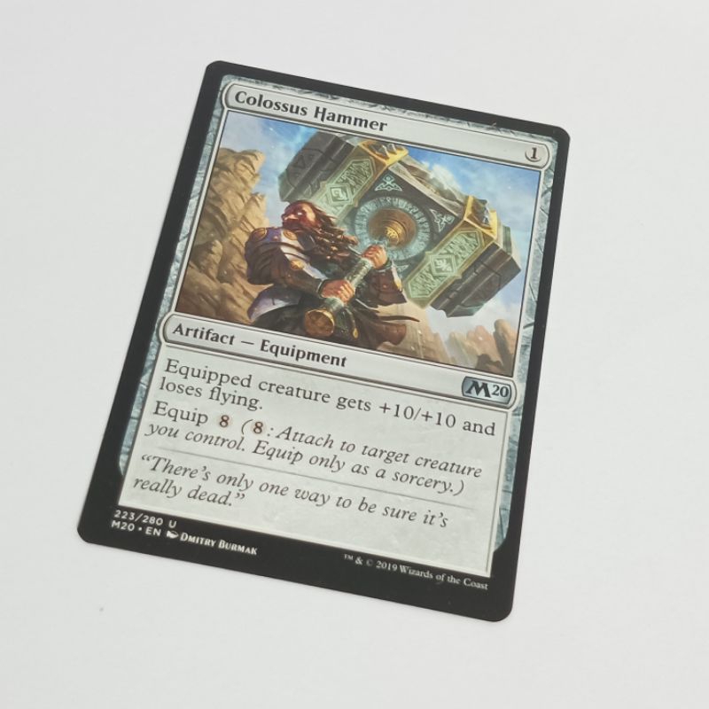 MTG Card COLOSSUS HAMMER Magic the Gathering Trading Card Game ...
