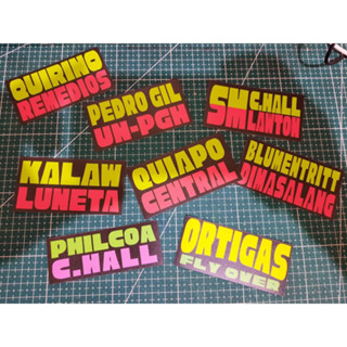 Jeepney Signage MATTE VINYL Stickers Waterproof Scratchproof | Shopee ...