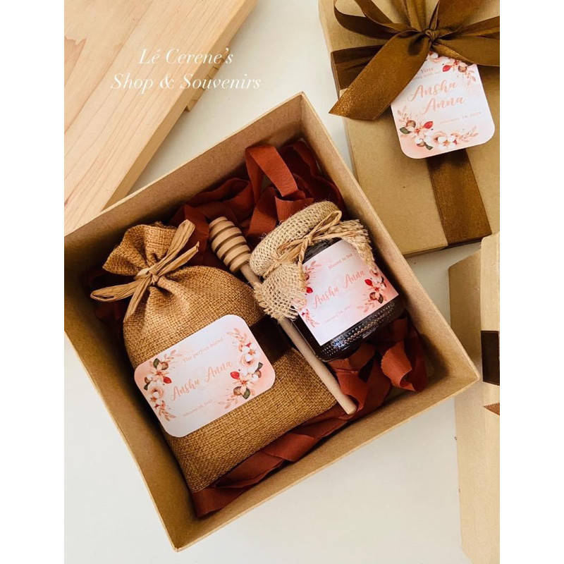 SOUVENIRS GIFT SET FOR PRINCIPAL SPONSORS BREWD COFFEE & HONEY JAR ...