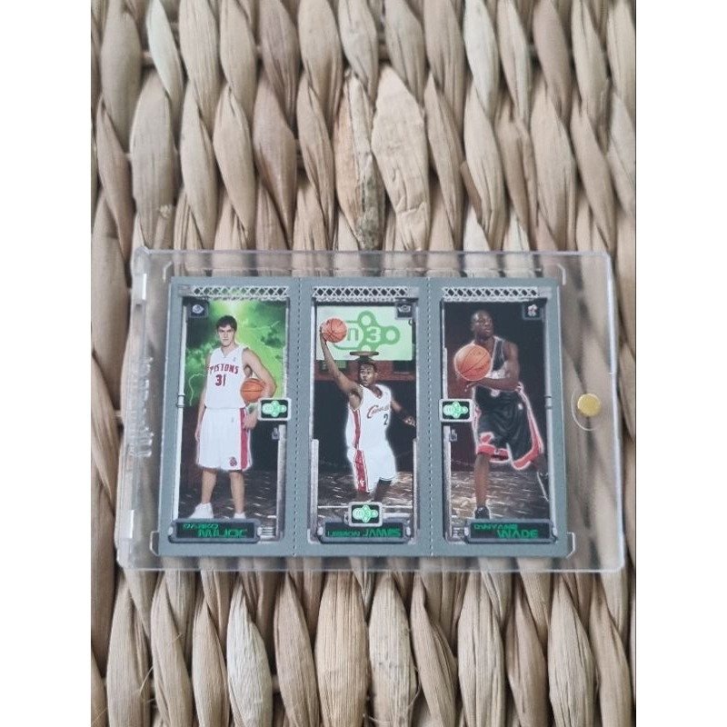 LeBron James, Darko Milicic, Dwyane Wade Topps Matrix Rookie Card ...