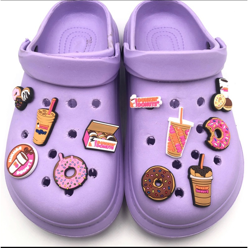 New dunkin donuts Jibbitz Crocs Pins for shoes bags High quality ...