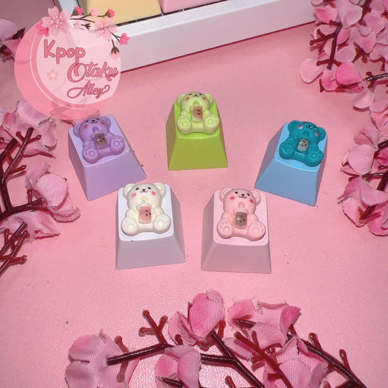 Mini Bear Collection Artisan Keycaps | Kpop Otaku Alley Keycaps ...