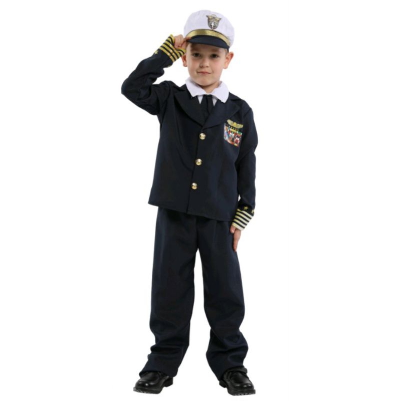 Captain pilot costume career costume | Shopee Philippines