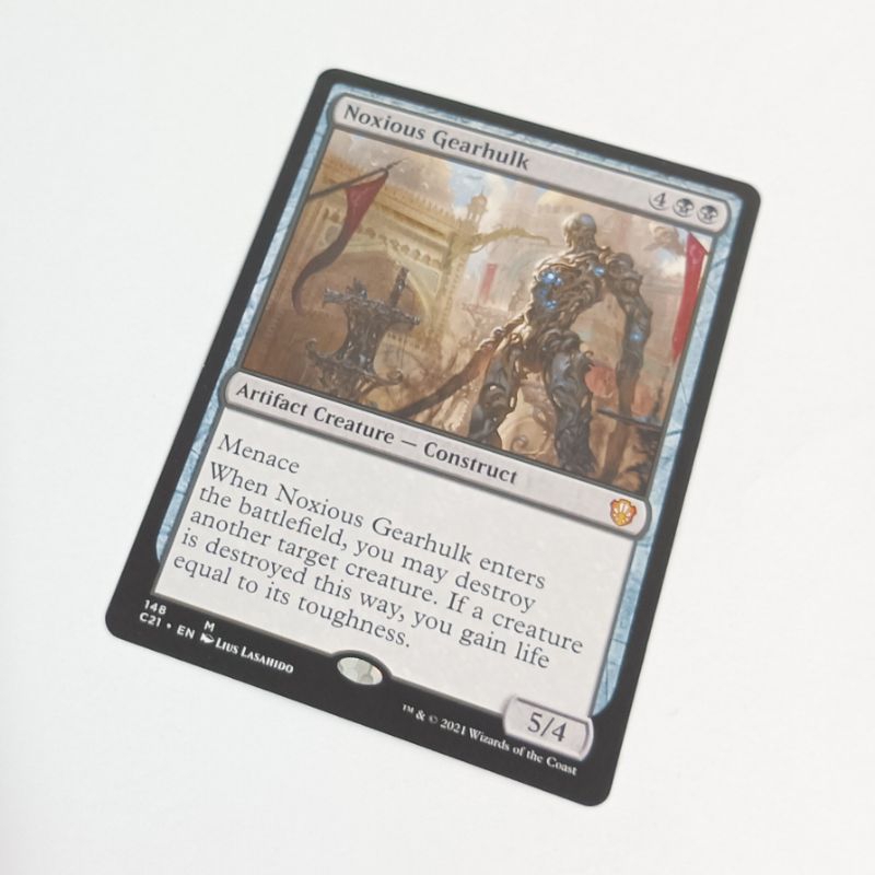 MTG Card NOXIOUS GEARHULK Magic the Gathering Trading Card Game Black ...