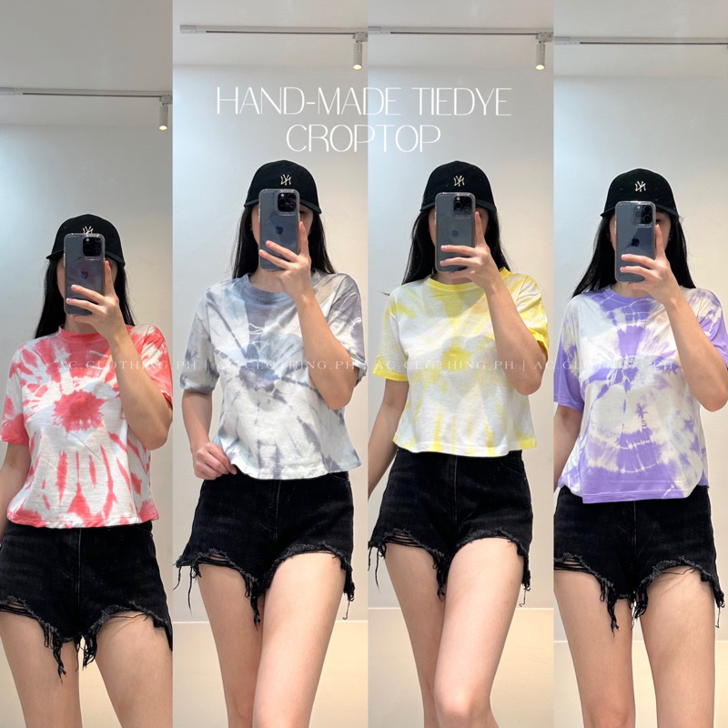 Tiedye Summer Top (Handmade Dye Top) | Shopee Philippines