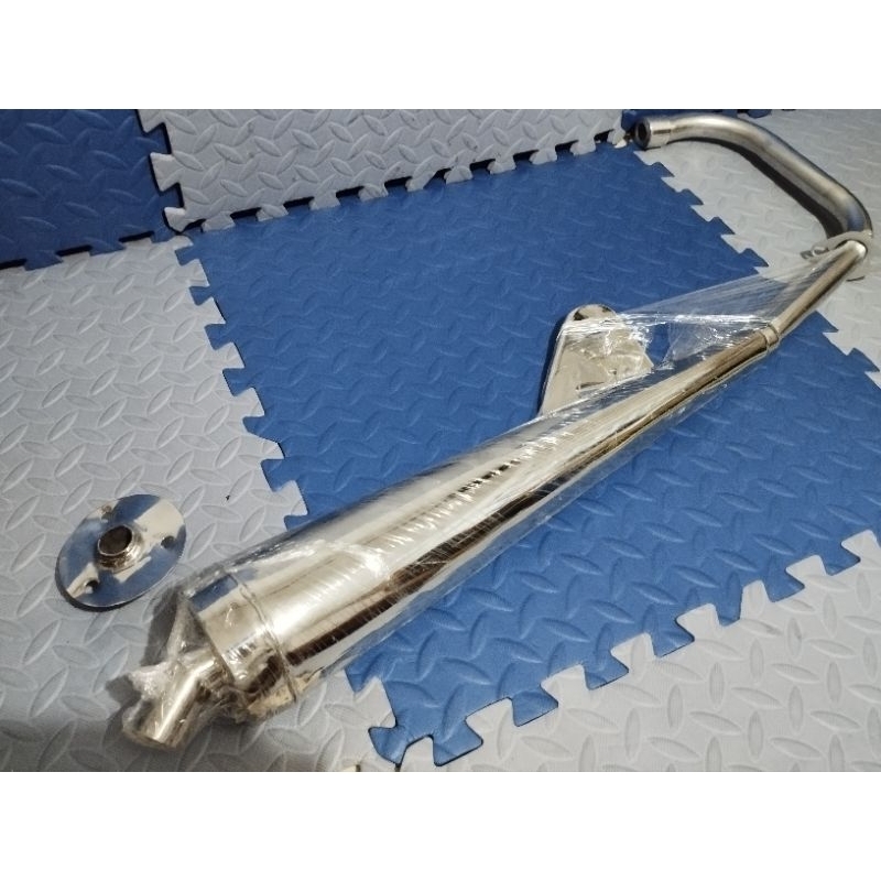 2in1 chicken & Apido tip Pipe For Honda Tmx 125 / Rusi/ Skygo Stainless ...