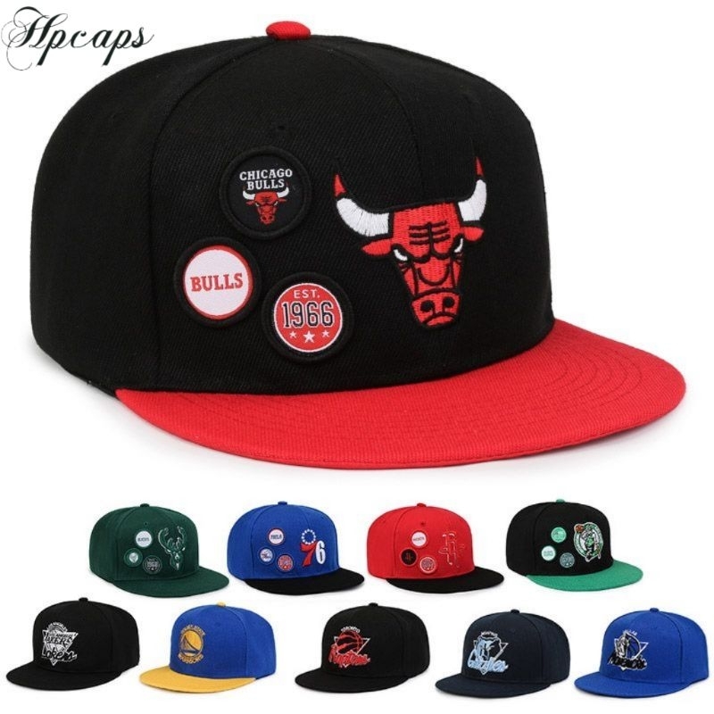 Hp Caps NBA Team Cap High Quality Adjustable Fashion Duck Tongue Snap ...