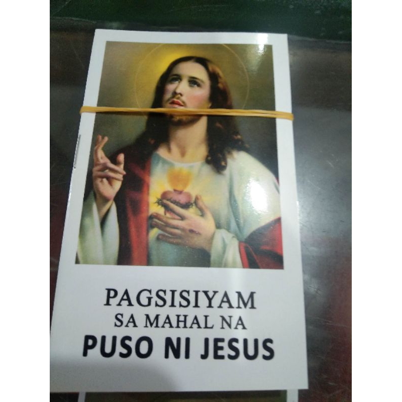 Novena of the Sacred Heart of Jesus English/Tagalog | Shopee Philippines