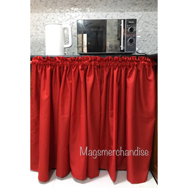 Gray, Maroon, Mocha, Black Kitchen Sink Curtains 60x33 Katrina Fabric ...