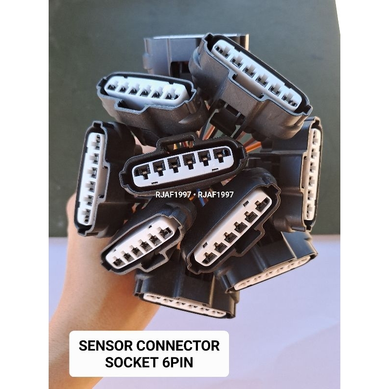 AUTOMOTIVE SENSOR CONNECTOR SOCKET 6PIN WITH AUTO WIRE '16 INSTALLED ...