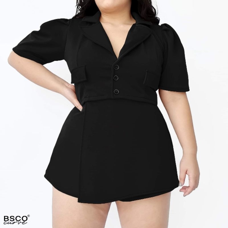 ONHAND PLUS SIZE BSCO CURVE XL-6XL KOREAN STYLE BAILEY SKORT AND TOP ...