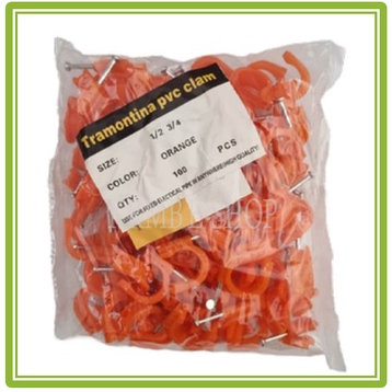 PVC ORANGE CLAM 1/2 (100pcs,50pcs, & 25pcs) | Shopee Philippines