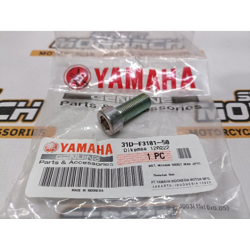 GENUINE YAMAHA INNER TUBE BOLT FOR SNIPER 135 150 155 31D–F3181–50 ...