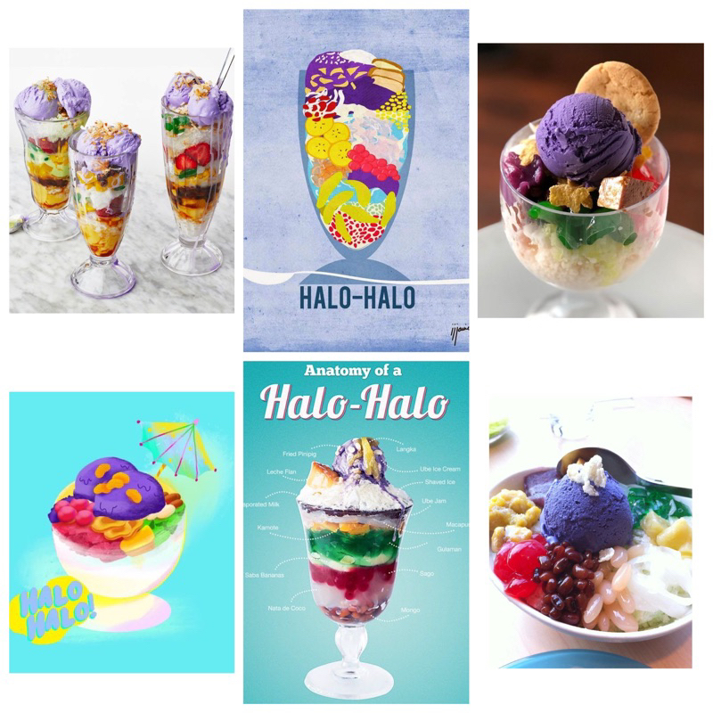 HALO-HALO THEME WALL DECOR A4 SIZE LAMINATED | Shopee Philippines