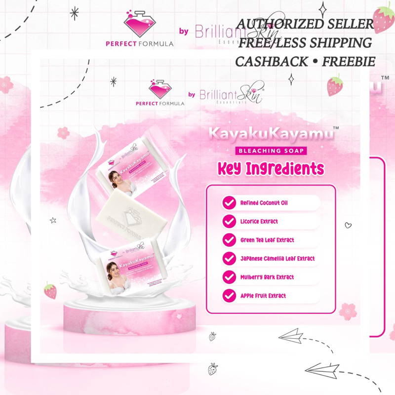 Kayakukayamu Bleaching Soap Perfect Formula By Brilliant Skin Shopee