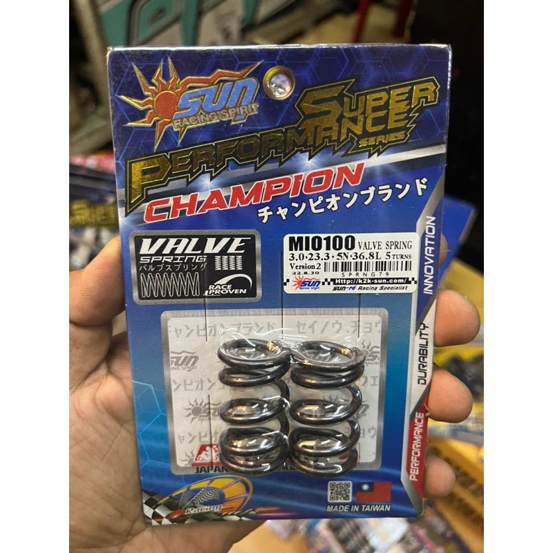 Sun Racing Valve Spring Camshaft Roller V2 Mio Sporty / Nouvo (5turns ...