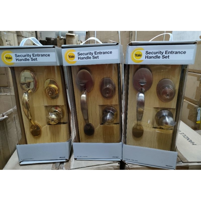 Yale Main Entrance Handle Lockset One Side Handle, NV/CA5057Stainless ...